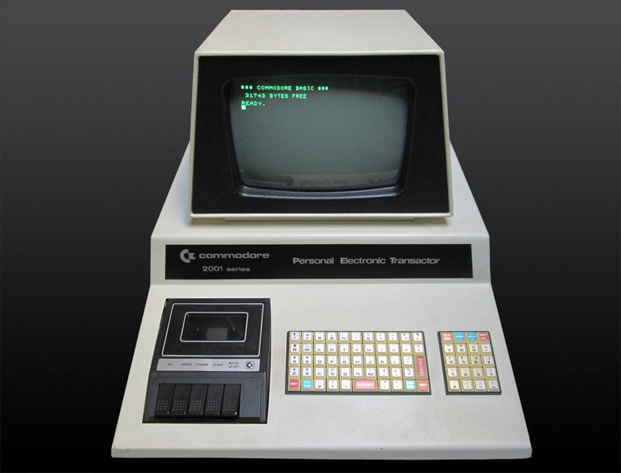 History of Computer design: Commodore PET 2001 (1977)