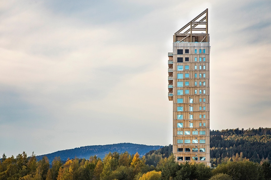 CLT goes tall. High-rise buildings in Cross-laminated timber | Inexhibit