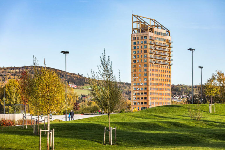CLT goes tall. High-rise buildings in Cross-laminated timber | Inexhibit